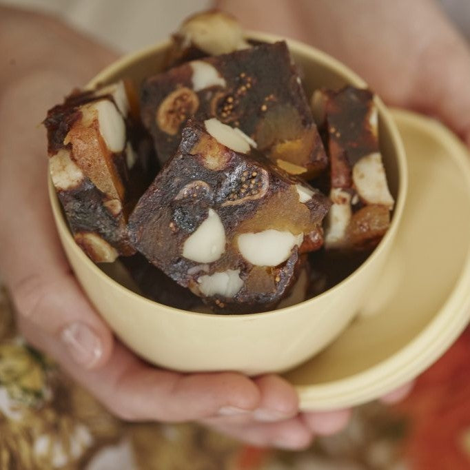 CHUNKY MACADAMIA AND FRUIT SLICE – Totally Nuts