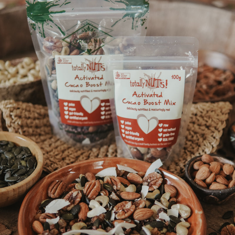Organic Activated Cacao Boost Mix – Totally Nuts