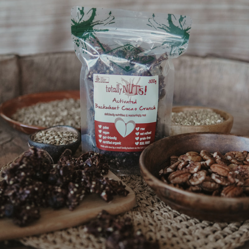 Organic Activated Buckwheat Cacao Crunch – Totally Nuts